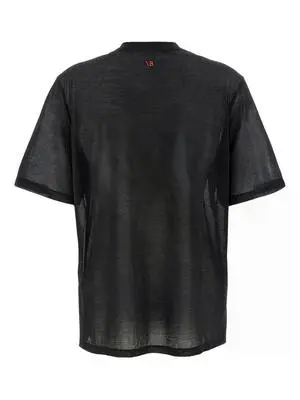 Victoria Beckham Logo-embroidered T-shirt