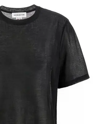 Victoria Beckham Logo-embroidered T-shirt