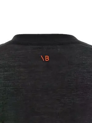 Victoria Beckham Logo-embroidered T-shirt