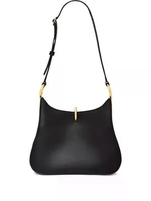 Rabanne Medium Ring Leather Shoulder Bag