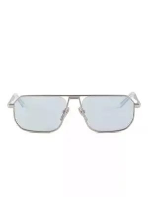 Prada Rectangle-frame Sunglasses - Silver