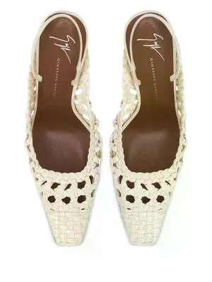GIUSEPPE ZANOTTI Brendha Cage Pumps - Neutrals