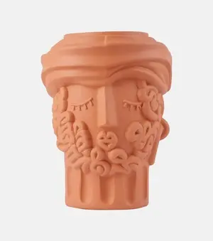 SELETTI Magna Graecia Vase Object Antonio Arico - Brown