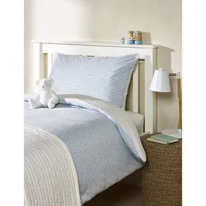 THE WHITE COMPANY Reversible Gingham Cotton Bed Set