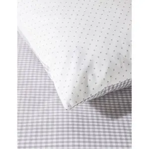 THE WHITE COMPANY Cloud Star Gingham Cotton Bed Set