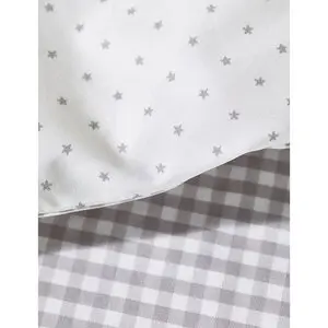 THE WHITE COMPANY Cloud Star Gingham Cotton Bed Set