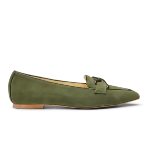 Sarah Flint Mirjana Loafer - Olive Suede