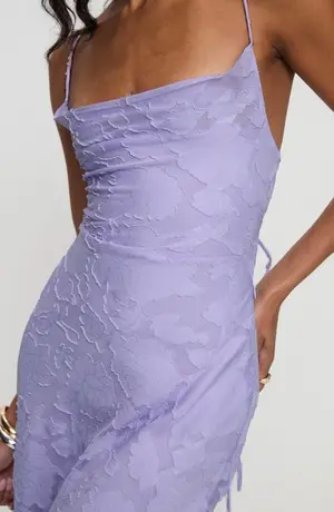 Princess Polly Celena Floral Burnout Maxi Dress - Lilac Burnout |  Editorialist