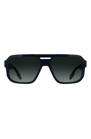 Canada Goose 59mm Modified Rectangular Sunglasses - Blue