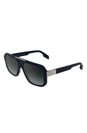 Canada Goose 59mm Modified Rectangular Sunglasses - Blue