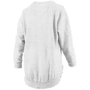 PRESSBOX Michigan Wolverines Melange Poncho Pullover Sweatshirt