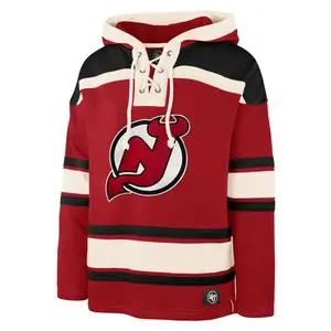 '47 Jack Hughes New Jersey Devils Big & Tall Lace-up Pullover Hoodie