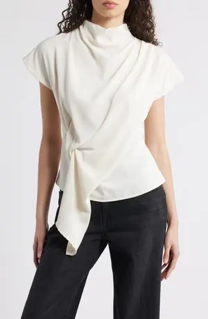 Nikki Lund Mock Neck Tops