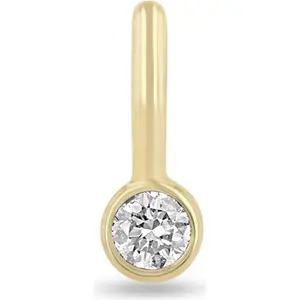 Zoe Chicco Bezeled Diamond Charm - Yellow Gold