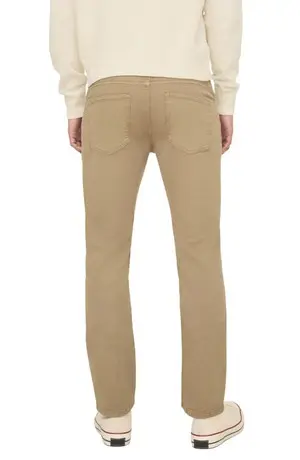 Warp + Weft Slim Fit Twill Pants - Hazelnut