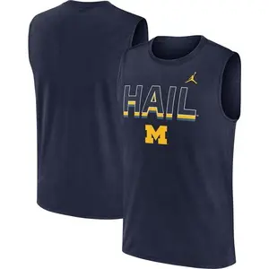 JORDAN BRAND Michigan Wolverines Primetime Tricode Legend Performance Tank Top - Navy