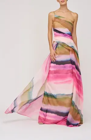 Kay Unger Printed Evening Dresses