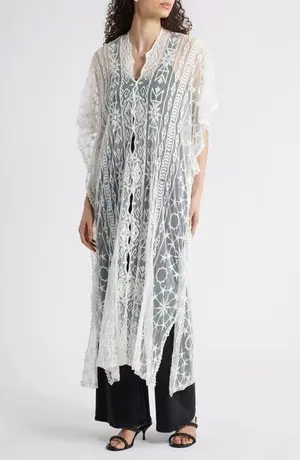 NIKKI LUND Augustina Sheer Caftan