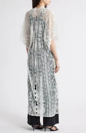 NIKKI LUND Augustina Sheer Caftan