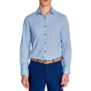 W.R.K Slim Fit Grid Performance Dress Shirt