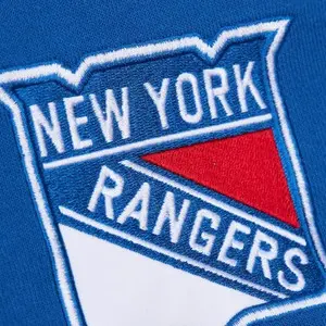 Mitchell & Ness New York Rangers Head Coach Slogan Pullover Hoodie