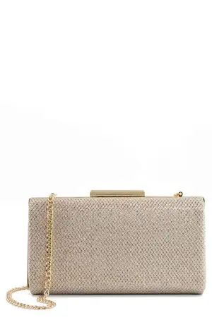 Dune London Binita Frame Clutch - Gold