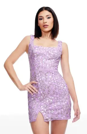 Dress The Population Moxie Embellished Minidress