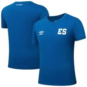 UMBRO El Salvador National Team Crew Neck Polo - Blue