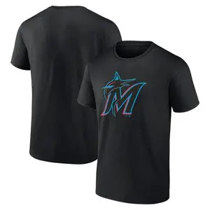 Profile Miami Marlins Big & Tall Primary Logo T-shirt