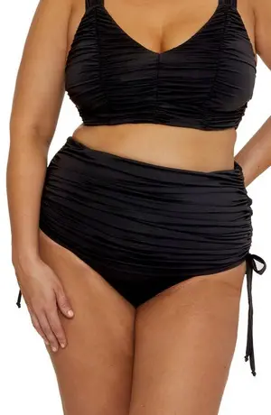 BECCA® By Rebecca Virtue Skirted Bikini Bottom - Black