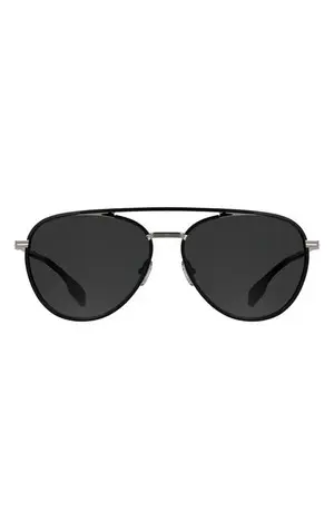 Canada Goose 59mm Aviator Sunglasses - Black