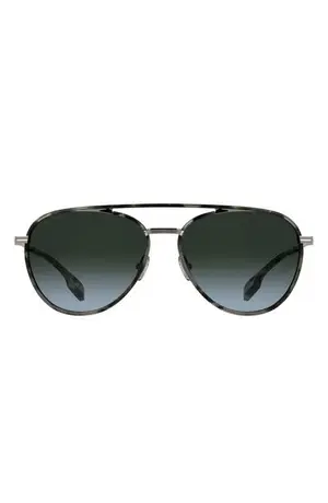 Canada Goose 59mm Aviator Sunglasses - Havana Grey