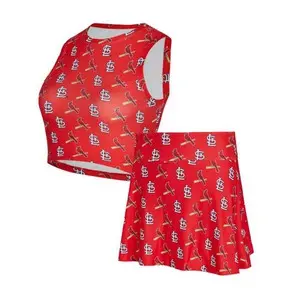 CONCEPTS SPORT St. Louis Cardinals Knit Tank Top & Skort Set - Red