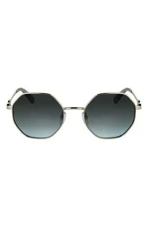 LONGCHAMP Le Foulonné 52mm Gradient Octagon Sunglasses