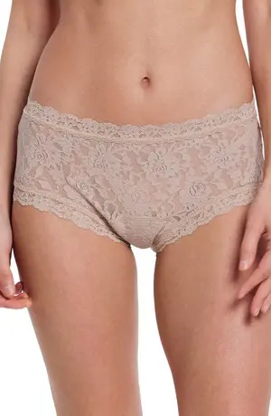 Hanky Panky X Saalt Signature Lace® Leakproof Boyshorts - Chai