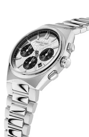 FREDERIQUE CONSTANT Highlife Chronograph Automatic Bracelet Watch - Silver-tone