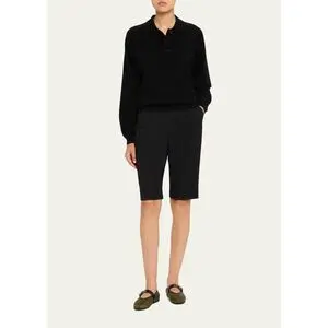 Miu Miu Mesh Buckle Mary Jane Ballerinas - Nero