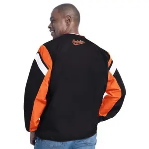 G-III SPORTS BY CARL BANKS Baltimore Orioles Double Coverage V-neck Pullover