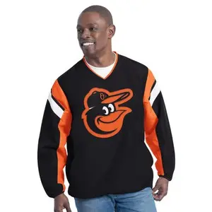 G-III SPORTS BY CARL BANKS Baltimore Orioles Double Coverage V-neck Pullover