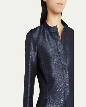 Giorgio Armani Sequin Jacquard Evening Jacket