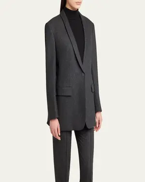 Giorgio Armani Cashmere Flannel Blazer