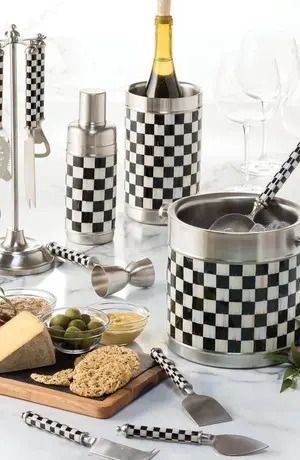 MACKENZIE-CHILDS Courtly Check Wine Cooler