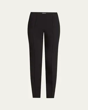 Giorgio Armani Pintuck Slim-leg Cady Trousers