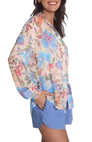 Bella Dahl Floral Print Button-up Shirt