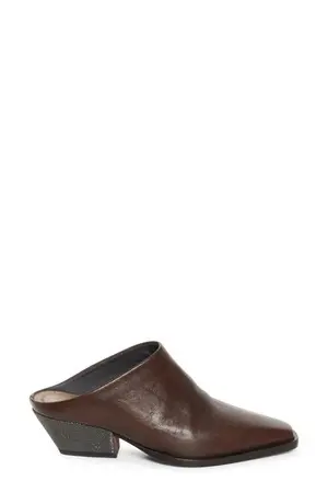 Brunello Cucinelli Square Toe Mule - C9122 Cacao