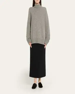 THE ROW Calf Suede Slip-on Loafers