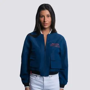 LUSSO Houston Astros Paisley Cropped Full-zip Jacket