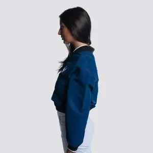 LUSSO Houston Astros Paisley Cropped Full-zip Jacket