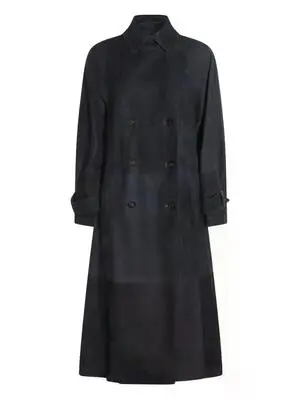 Brunello Cucinelli Suede Trench Coat