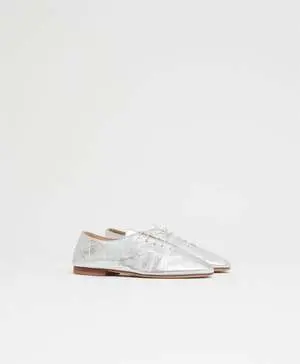 MANSUR GAVRIEL Oxford Ballerinas - Silver